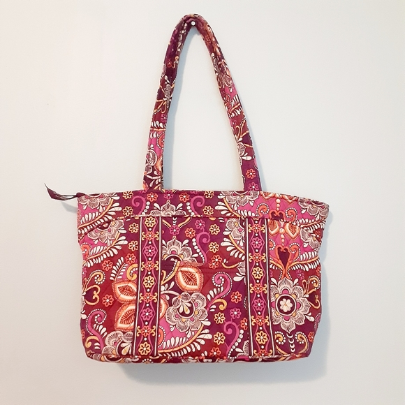 Vera Bradley | Bags | Vera Bradley Quilted Pink Tote Bag Handbag | Poshmark